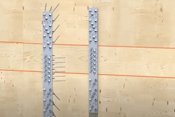 CLT house – fasteners